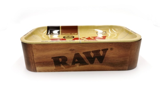 RAW Wooden Cache Box with Tray | S&R Tradelink Ltd